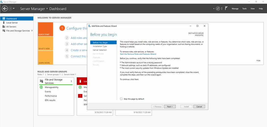 Step By Step Guide: How to Setup Active Directory Domain Service on ...